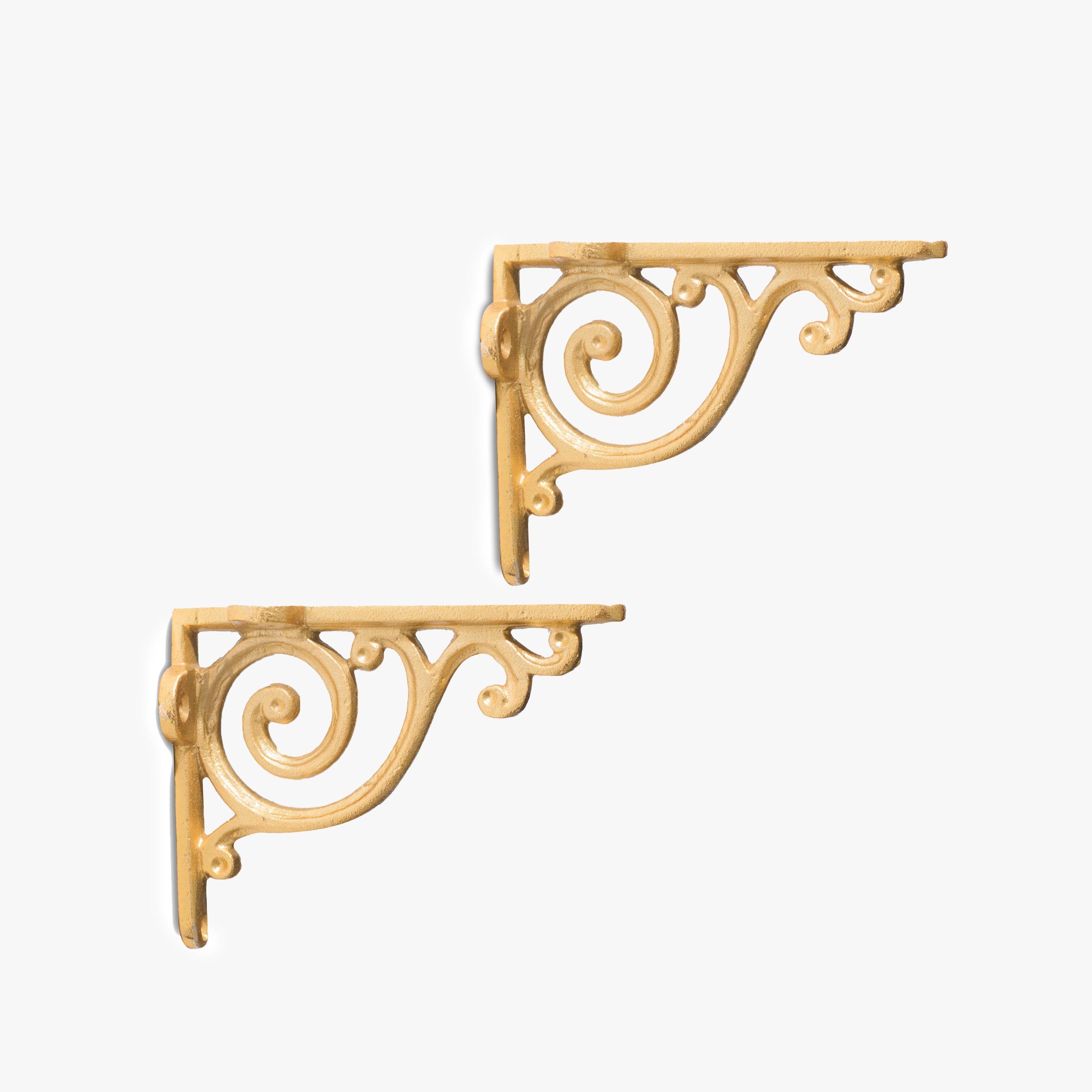 Golden Victorian Swirl Wall Bracket – Casa Decor